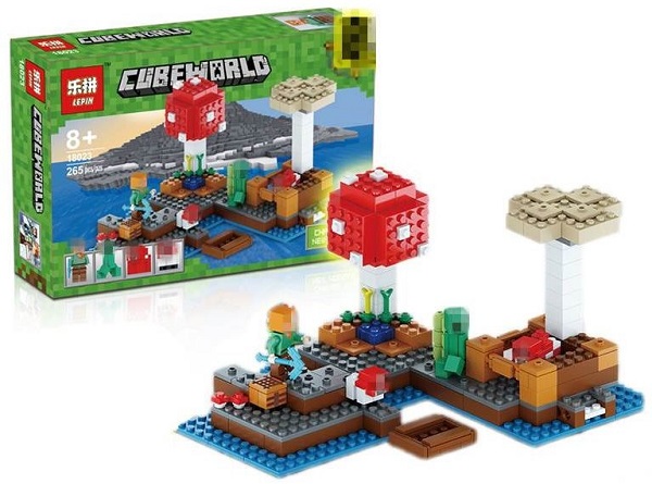 Конструктор Lepin Майнкрафт (Minecraft) Грибной остров 18023 265 ...